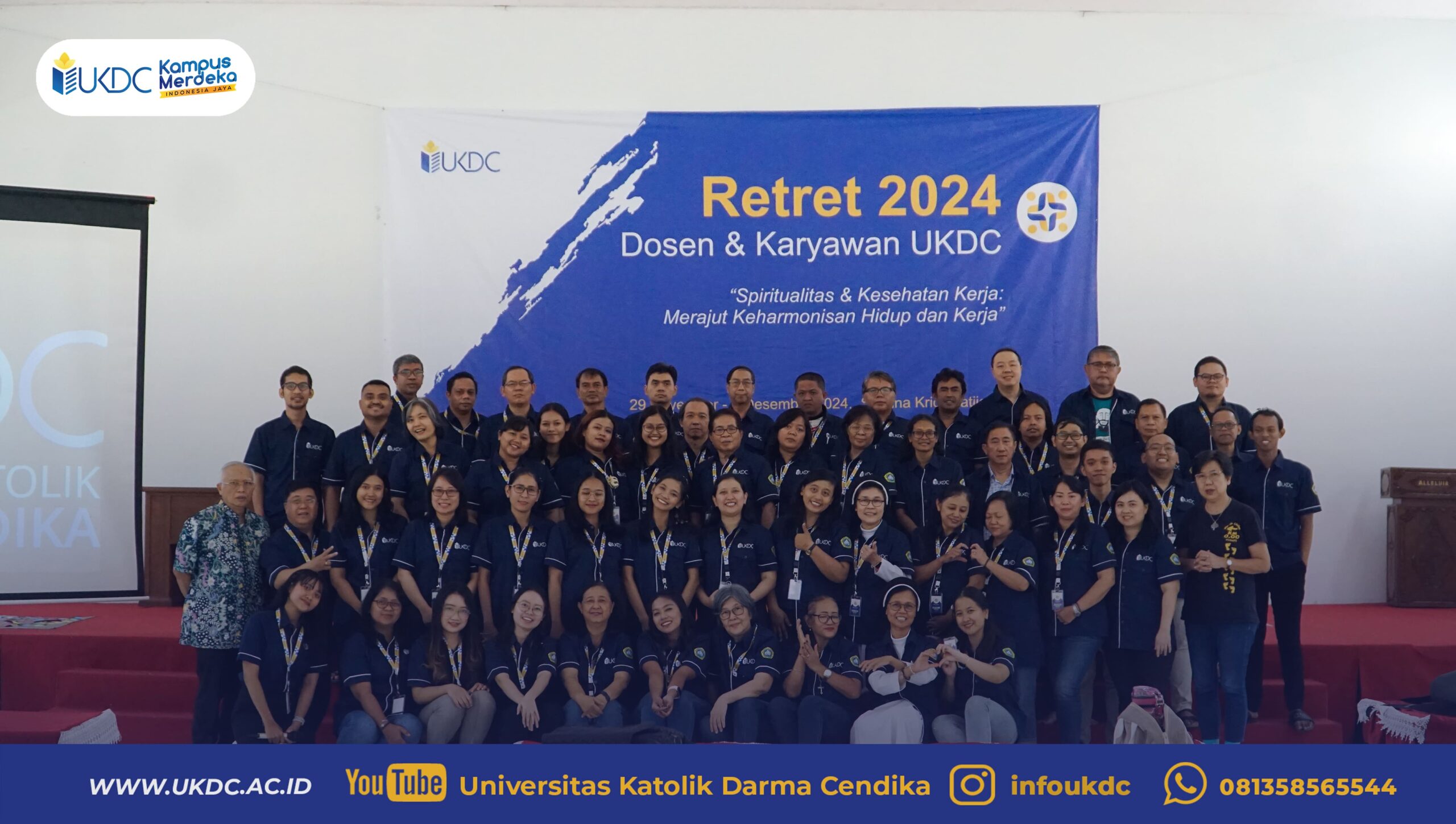 Merajut Keharmonisan Hidup dan Kerja dalam Retret Dosen & Karyawan UKDC ...